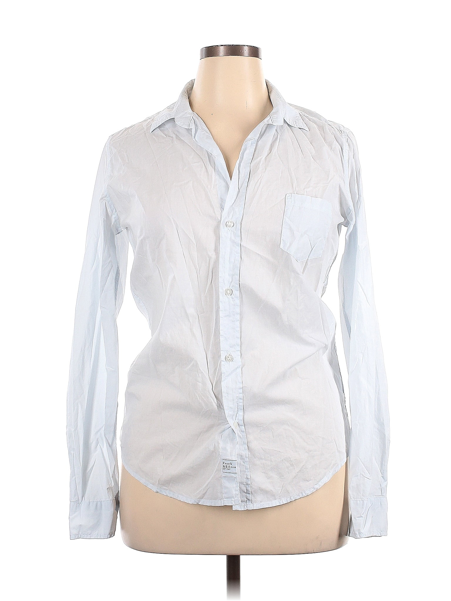 Frank & Eileen 100% Cotton White Long Sleeve Button-Down Shirt Size XL - 74% off | ThredUp