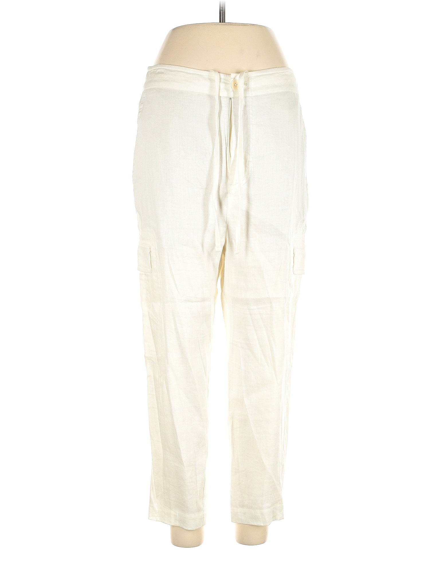 Vince. Ivory Linen Pants Size L - 78% off | ThredUp