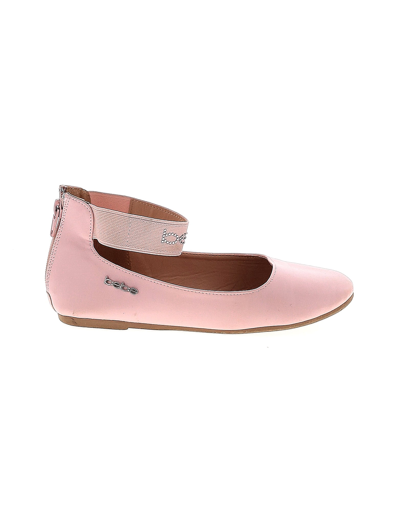 Bebe Pink Flats Size 1 - 69% off | ThredUp
