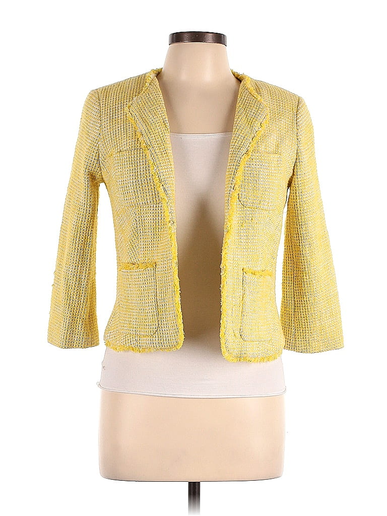Talbots Tweed Yellow Jacket Size 10 (Petite) - 79% off | ThredUp
