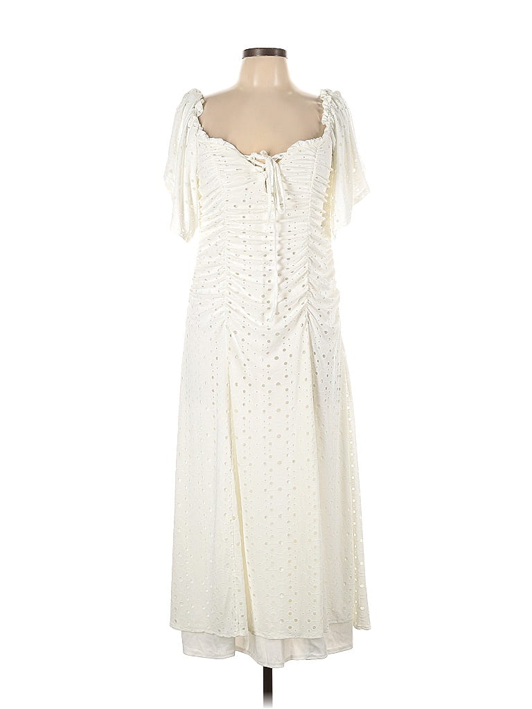 ASOS Ivory Casual Dress Size 12 - 53% off | ThredUp