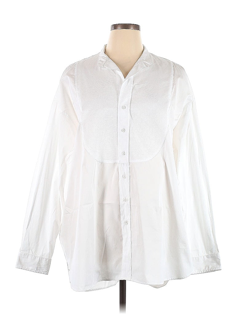 Frank & Eileen 100% Cotton White Long Sleeve Button-Down Shirt Size XL - 78% off | ThredUp