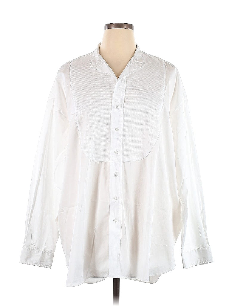 Frank & Eileen 100% Cotton White Long Sleeve Button-Down Shirt Size XL - 77% off | ThredUp