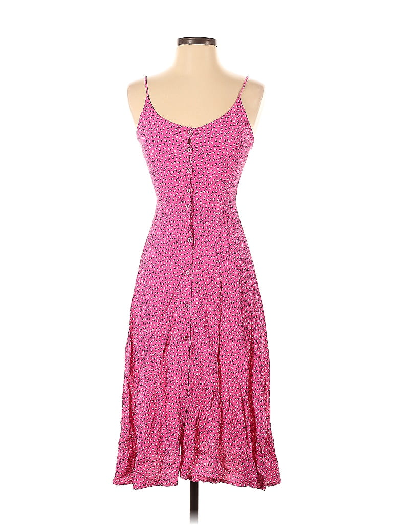 Rolla's Hearts Polka Dots Pink Casual Dress Size XS - 70% off | ThredUp