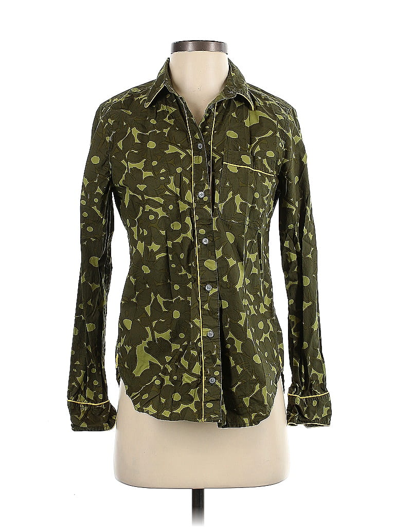 J.Crew 100% Cotton Camo Green Long Sleeve Button-Down Shirt Size XS - 74% off | ThredUp