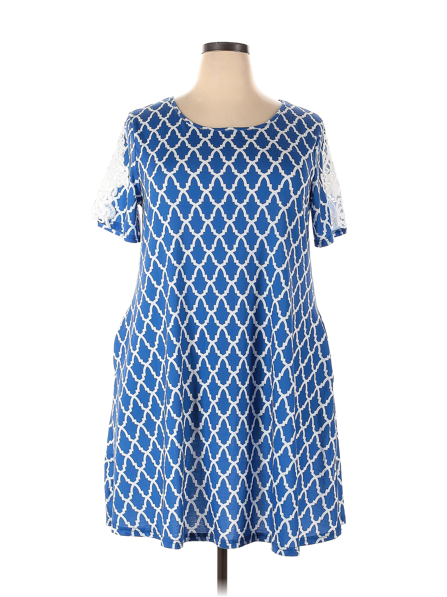 Simply Southern 100% Polyester Blue Casual Dress Size XXL - 70% off ...