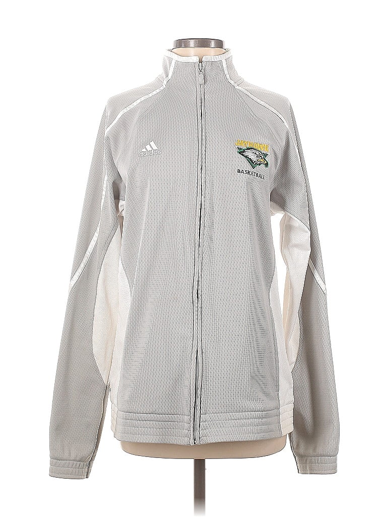 Adidas Silver Track Jacket Size S - 84% off | ThredUp