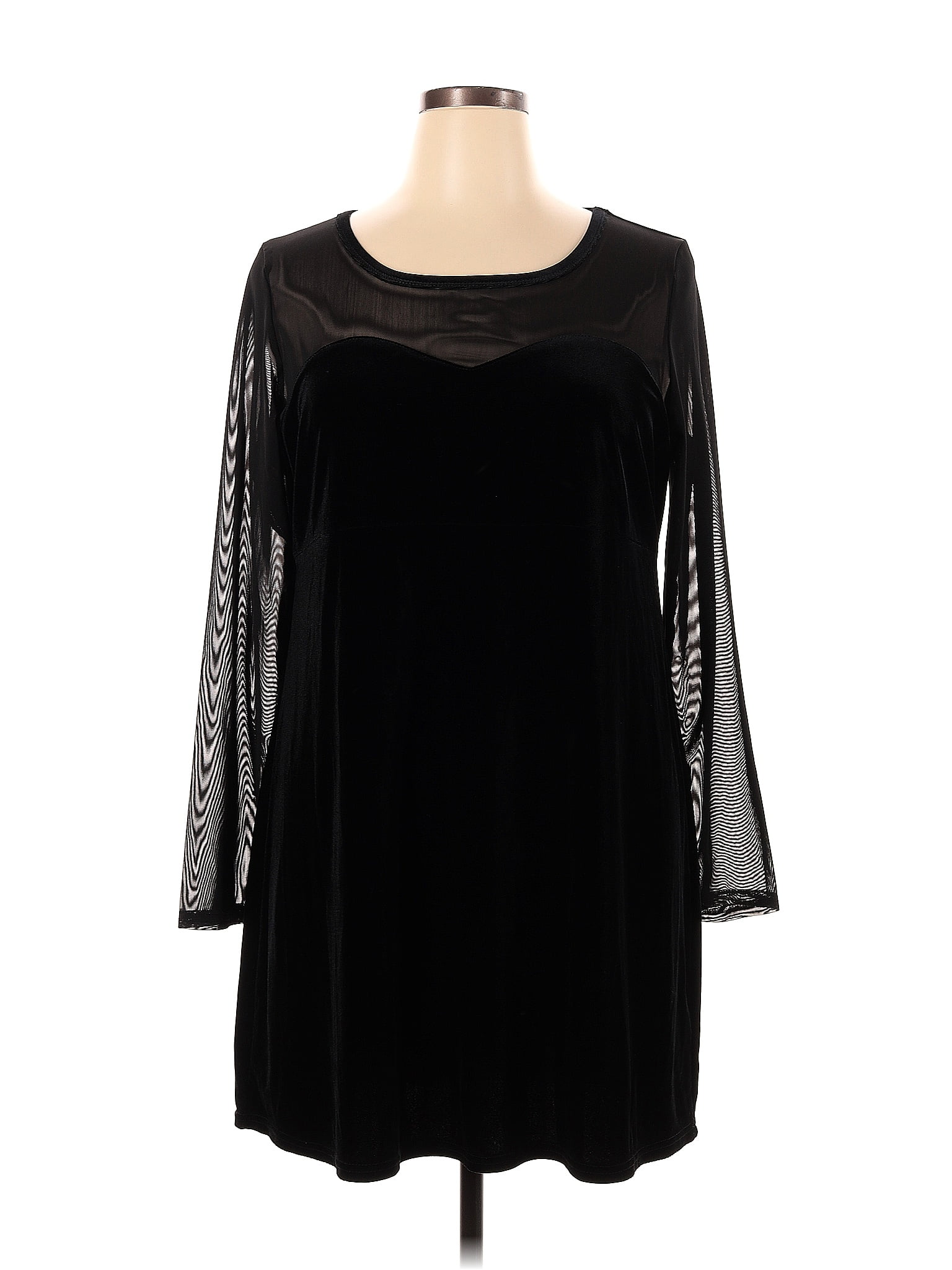 DG^2 by Diane Gilman Solid Black Casual Dress Size XL - 57% off | ThredUp