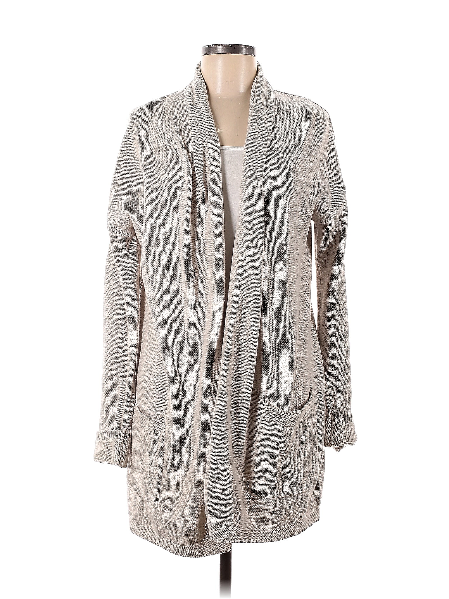Akini 100% Cotton Gray Cardigan Size M - 59% off | ThredUp