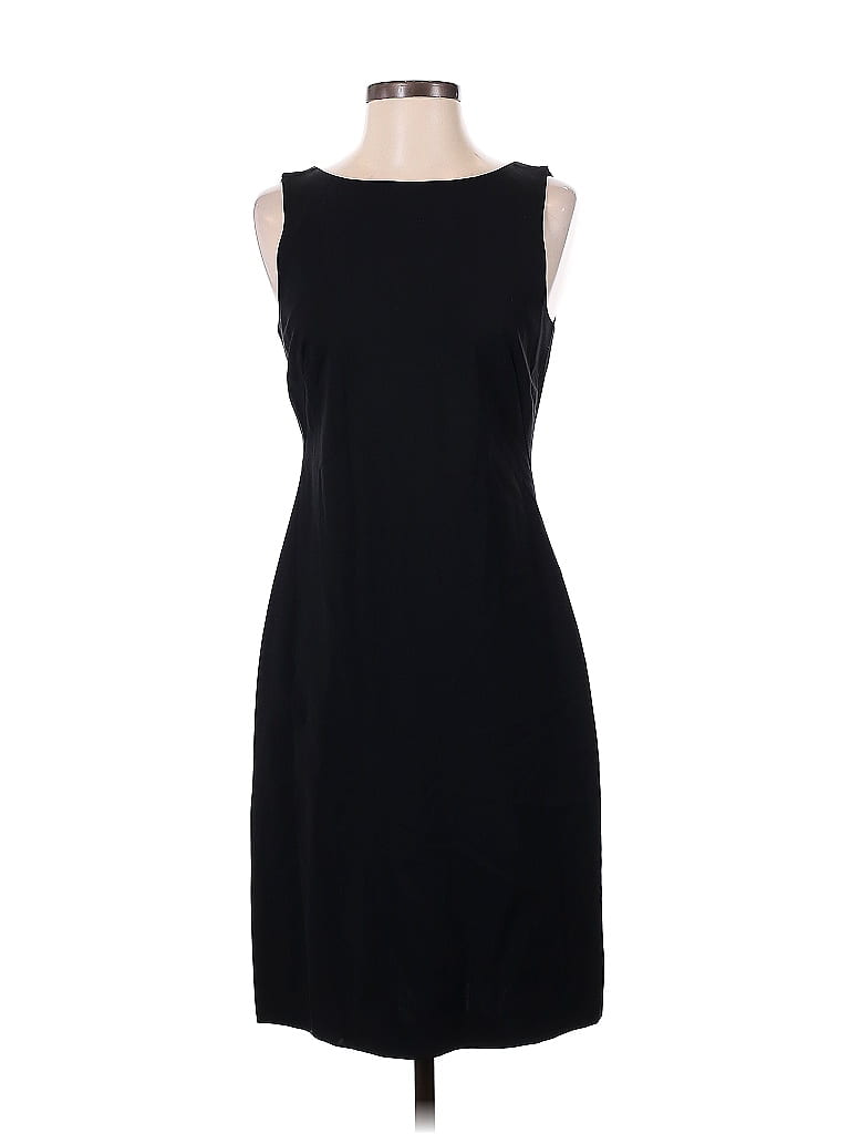 Theory Solid Black Casual Dress Size 4 82 Off Thredup