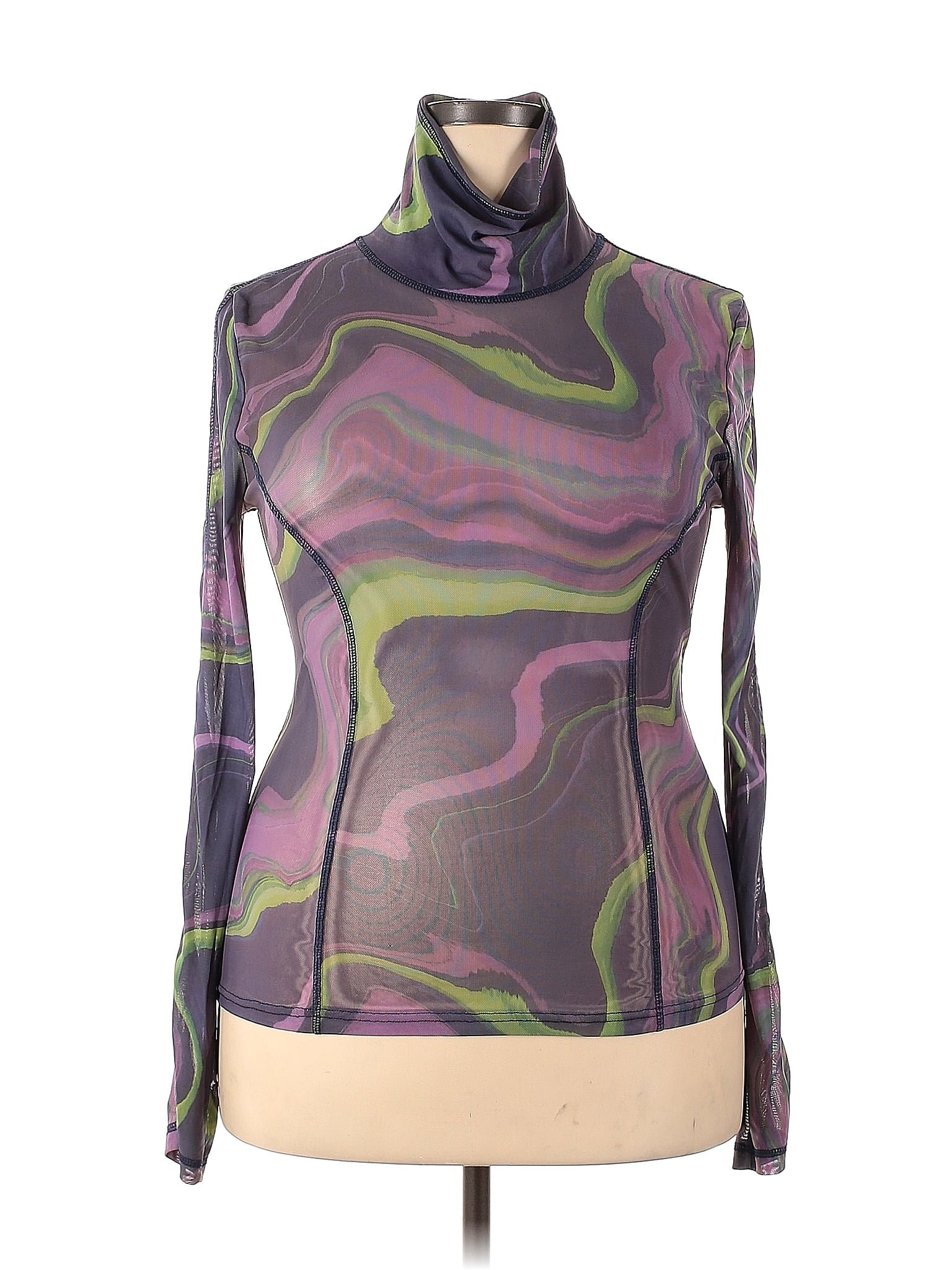 Fabletics Purple Long Sleeve Turtleneck Size XXL - 58% off | ThredUp