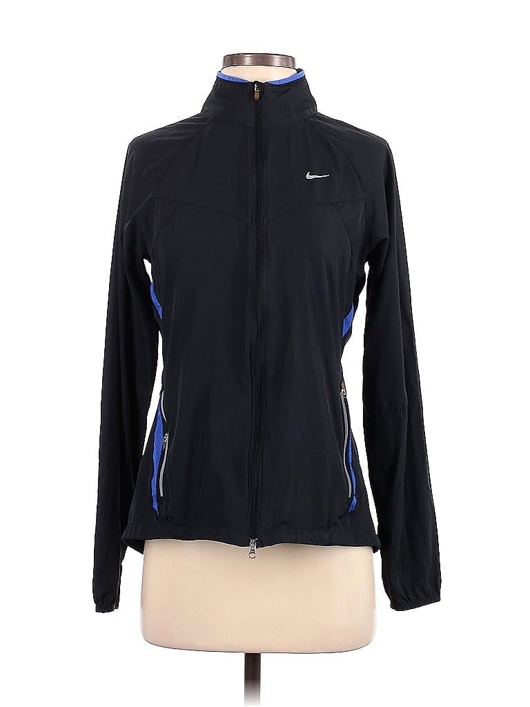 Nike 100% Polyester Black Track Jacket Size S - 63% off | ThredUp
