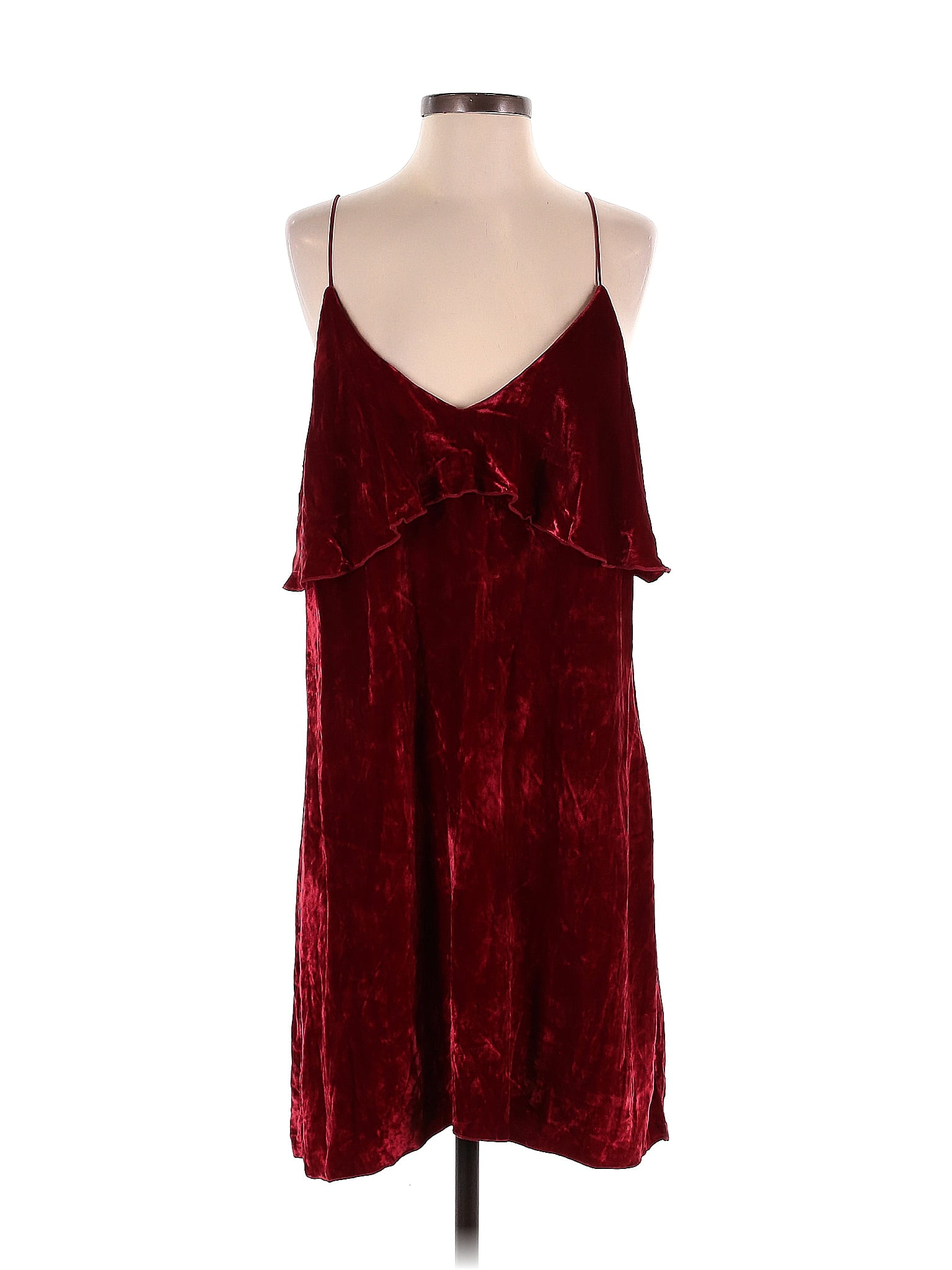 Alice Olivia Burgundy Cocktail Dress Size 4 29 Off Thredup