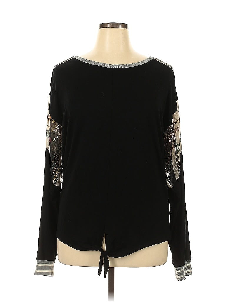 Assorted Brands Black Long Sleeve Top Size XL - 60% off | ThredUp