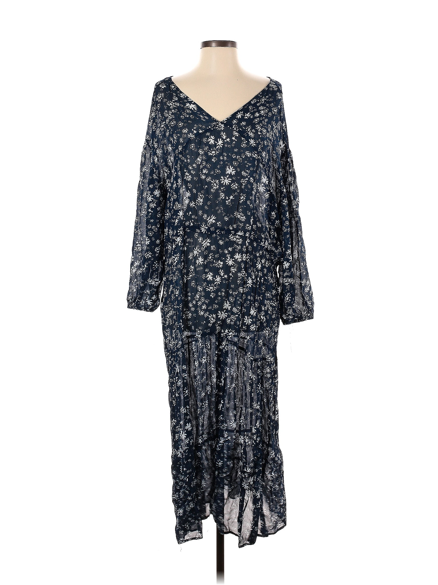 Free People Blue Casual Dress Size S - 65% off | ThredUp
