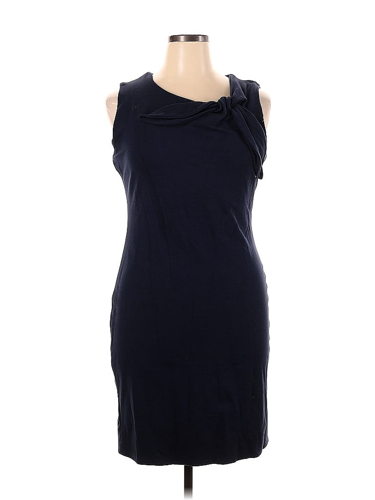 Banana Republic Solid Blue Casual Dress Size 14 76 Off Thredup