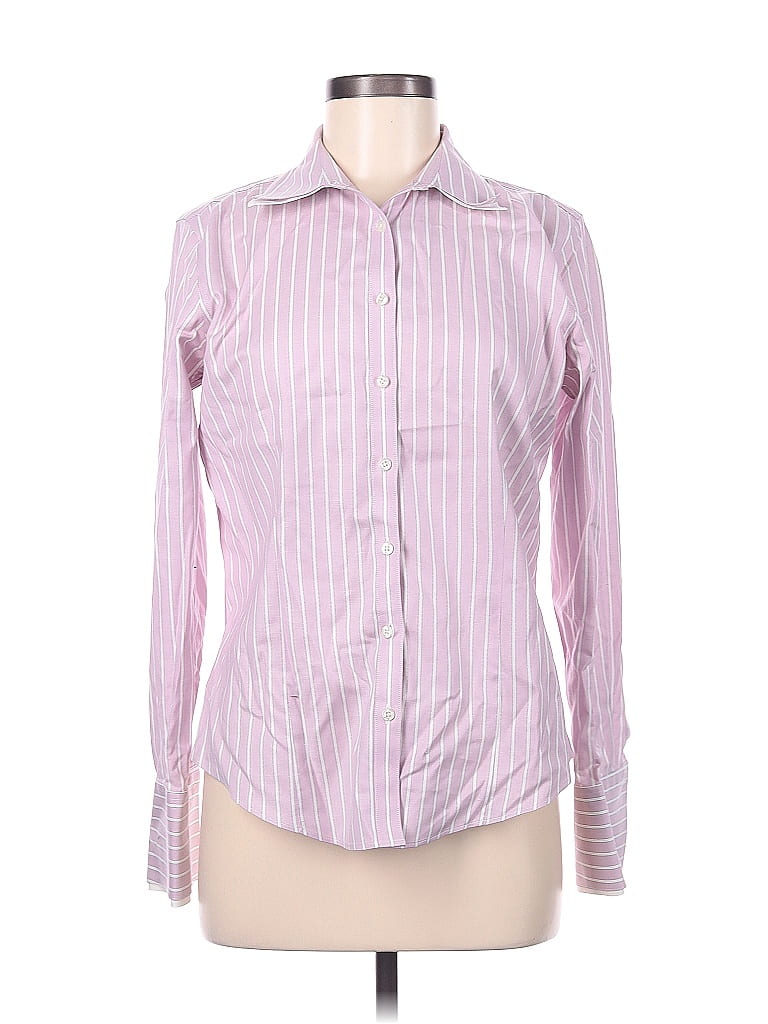Brooks Brothers Stripes Pink Long Sleeve Button-Down Shirt Size 6 - 80% off | ThredUp