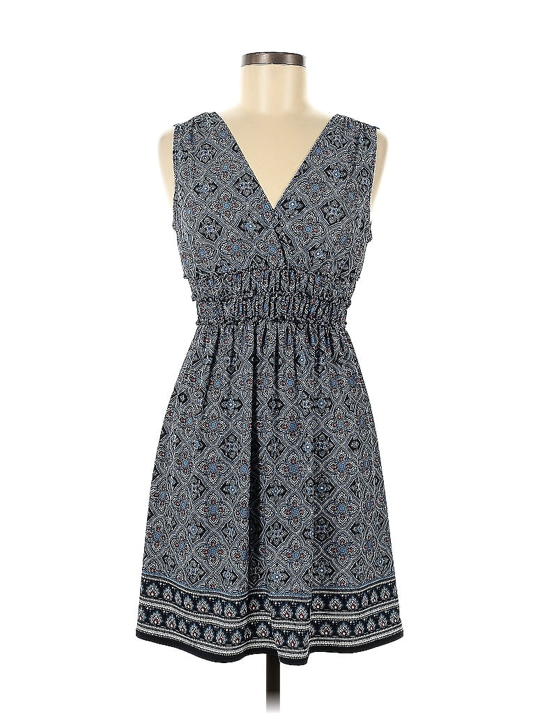 Max Edition Acid Wash Print Damask Paisley Aztec Or Tribal Print Blue ...