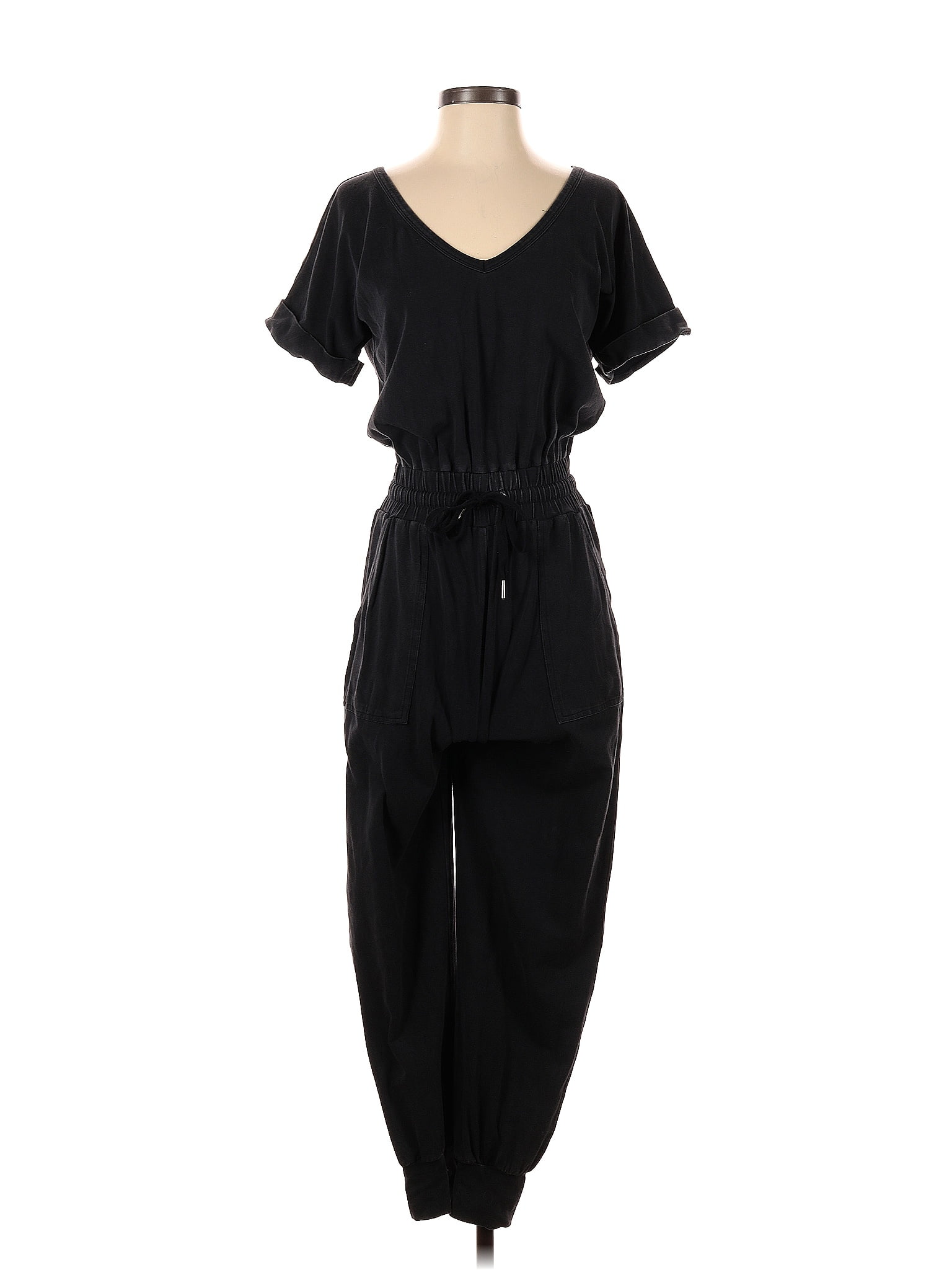 Roan + Ryan Solid Black Jumpsuit Size XS - 59% off | ThredUp