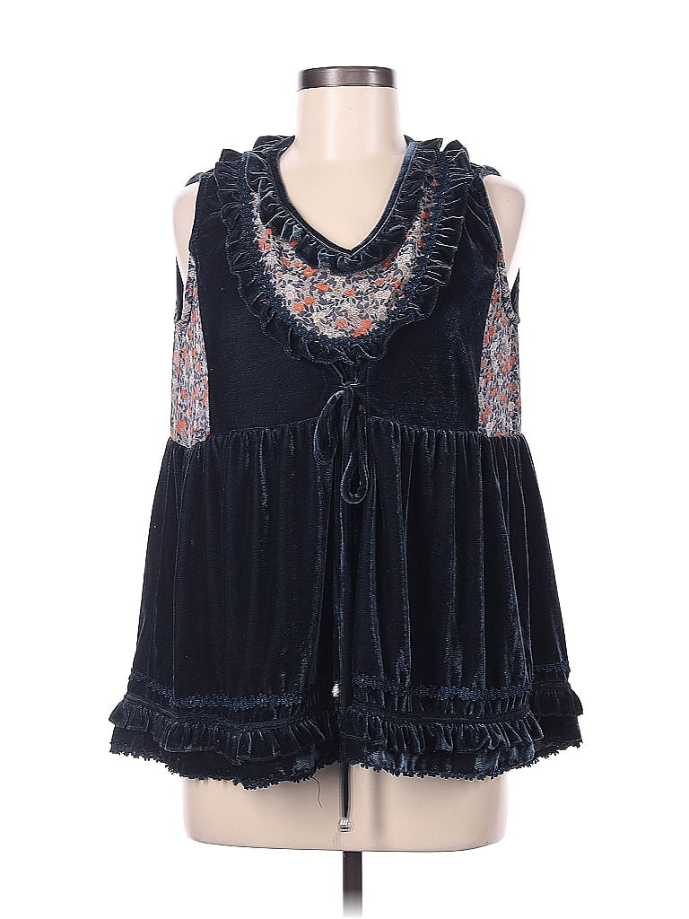 Pol Blue Teal Sleeveless Top Size M - 48% off | ThredUp