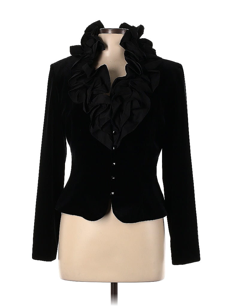 Xscape 100% Polyester Black Blazer Size 10 - 82% off | ThredUp