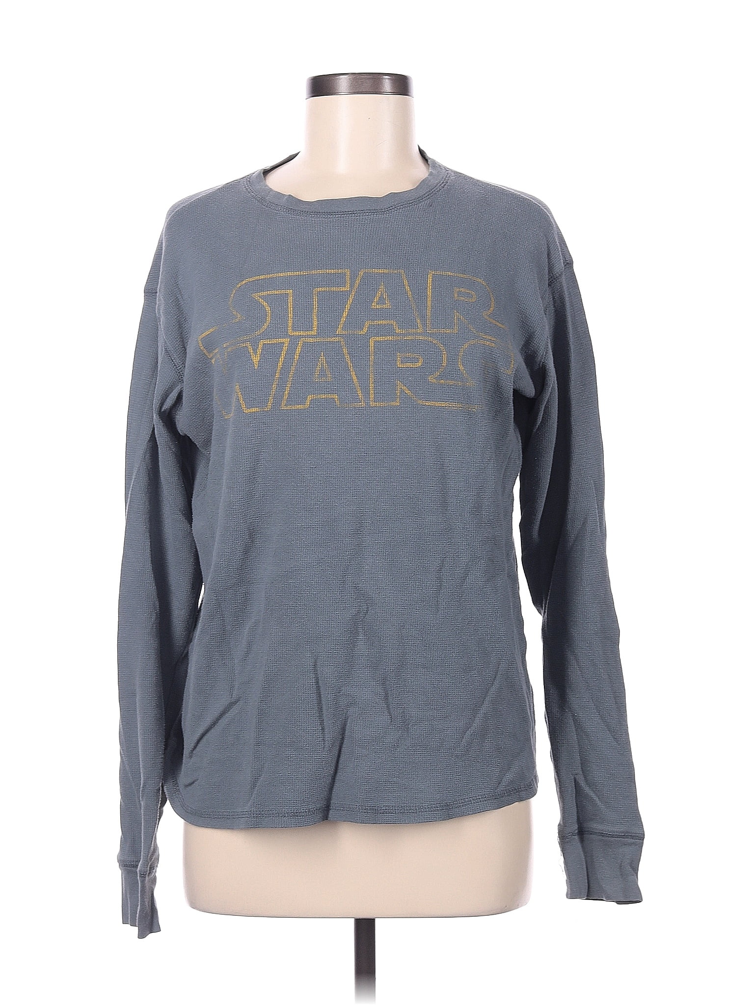 Junk Food 100% Cotton Gray Thermal Top Size M - 40% off | ThredUp