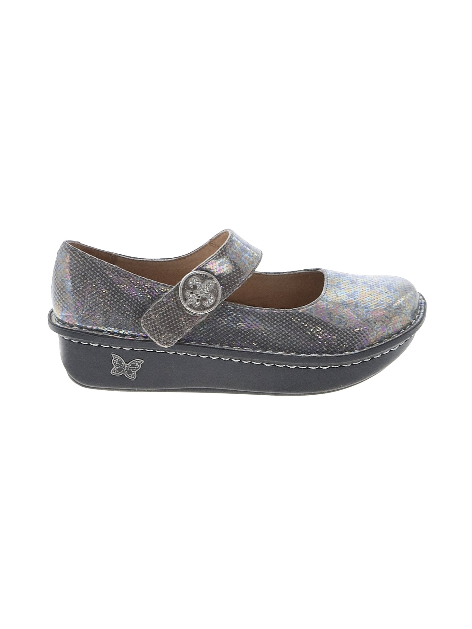 Alegria Marled Paisley Fair Isle Gray Wedges Size 38 (EU) - 81% off ...
