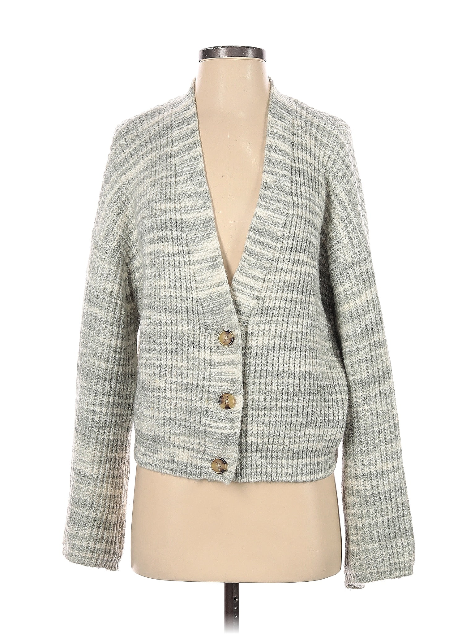 Ghanda Gray Cardigan Size S - 66% off | ThredUp