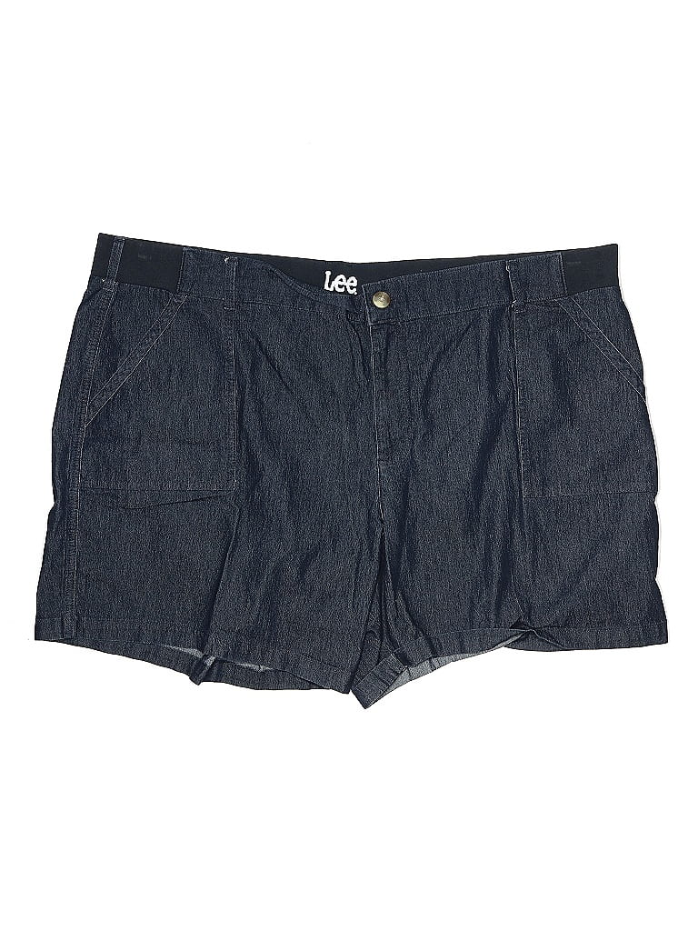 Lee Blue Denim Shorts Size 26 (Plus) - 50% off | ThredUp