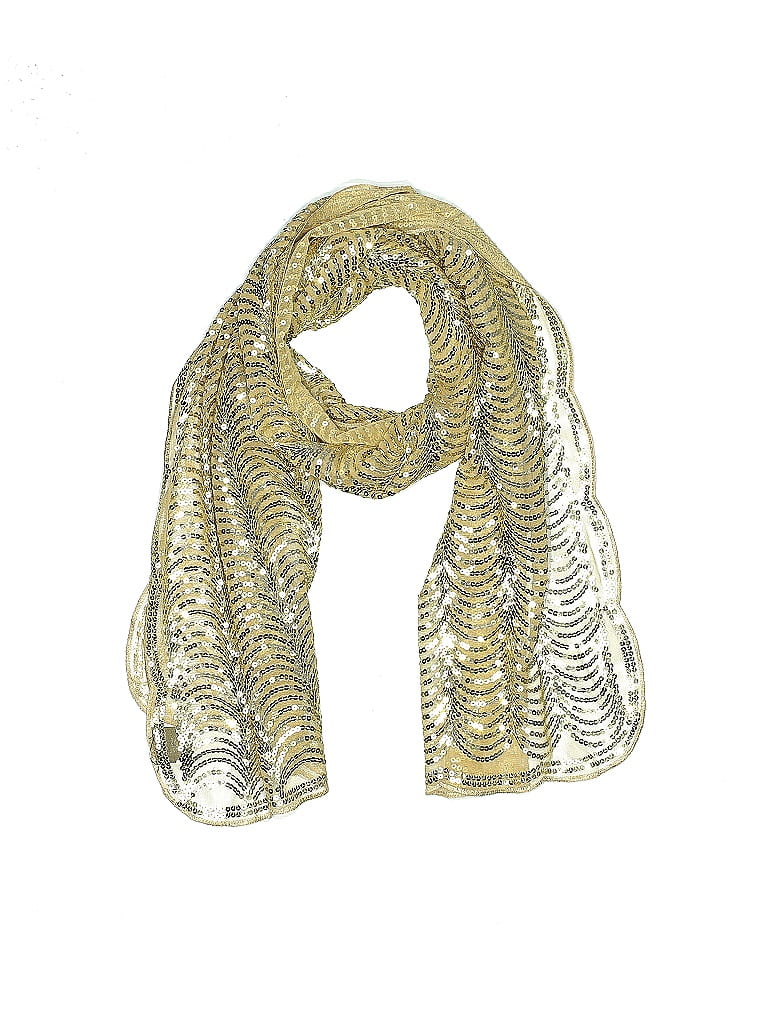 Cejon Accessories Inc. 100% Polyester Gold Scarf One Size - 64% off ...