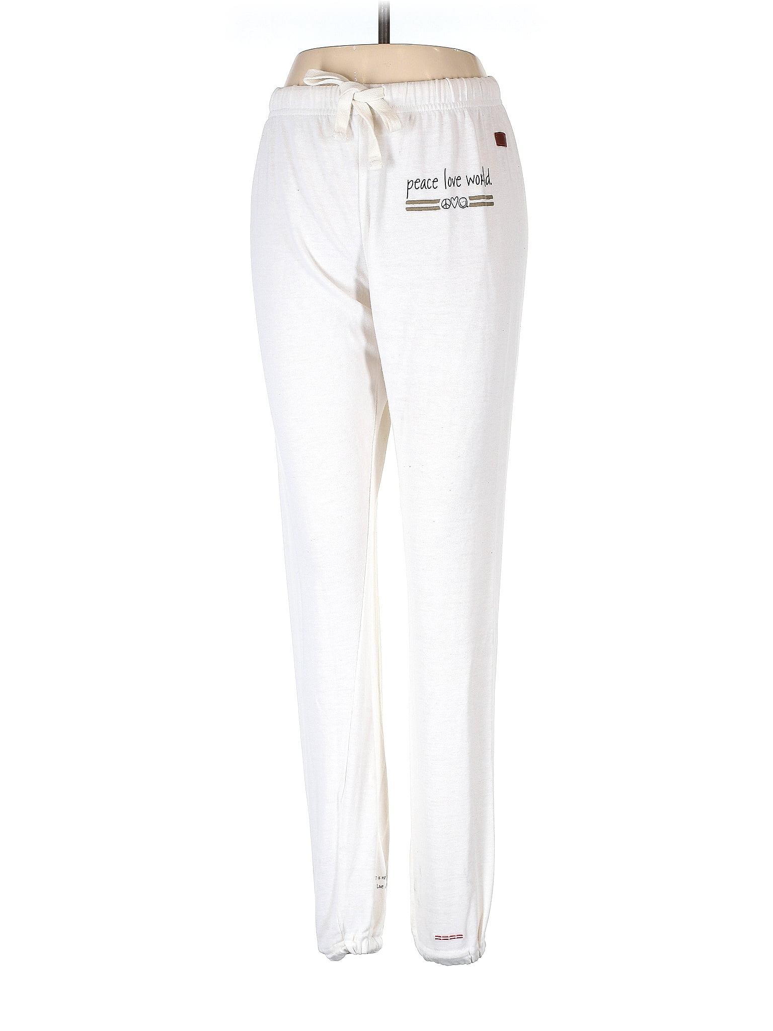 Peace Love World White Casual Pants Size XS - 58% off | ThredUp
