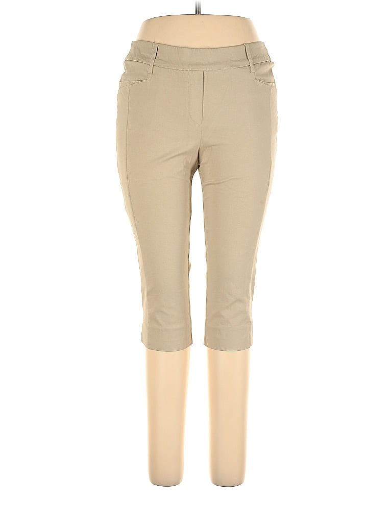 Rekucci Solid Tan Khakis Size 14 - 88% off | ThredUp