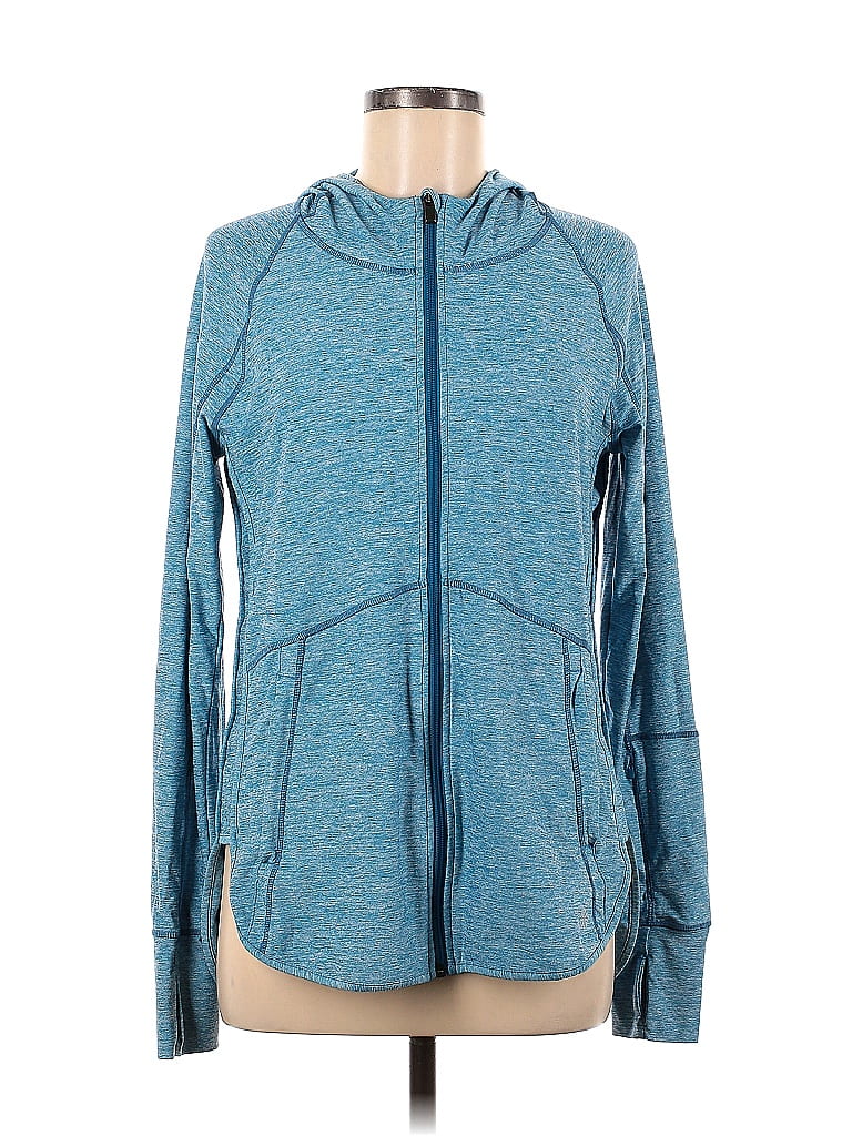 Athleta Blue Track Jacket Size M - 58% off | ThredUp