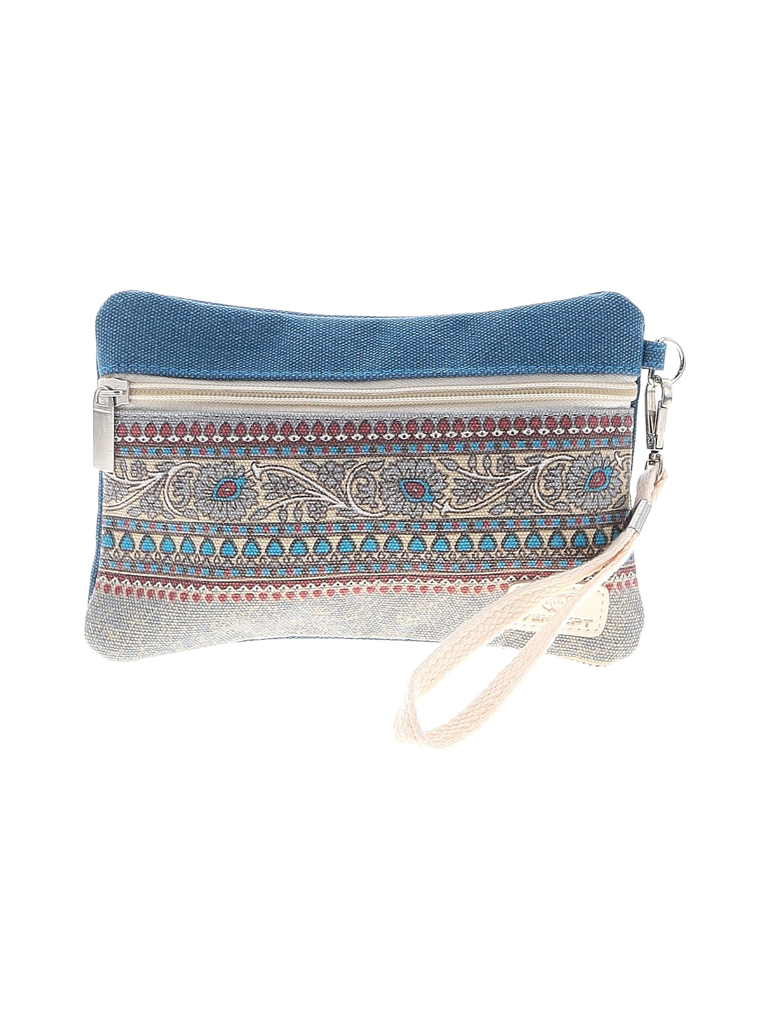 Assorted Brands Fair Isle Blue Wristlet One Size - 39% off | ThredUp