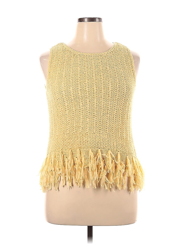 Ruby Rd. Yellow Pullover Sweater Size XL (Petite) - 75% off | ThredUp