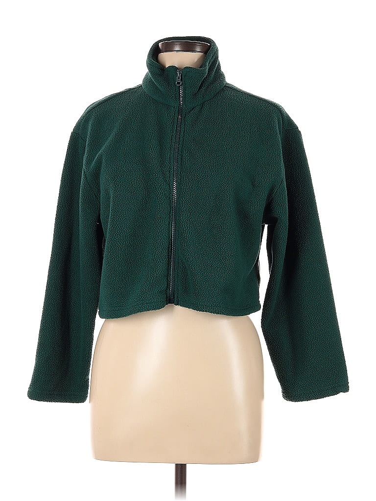 Assorted Brands 100% Polyester Green Fleece Size L - 54% off | ThredUp