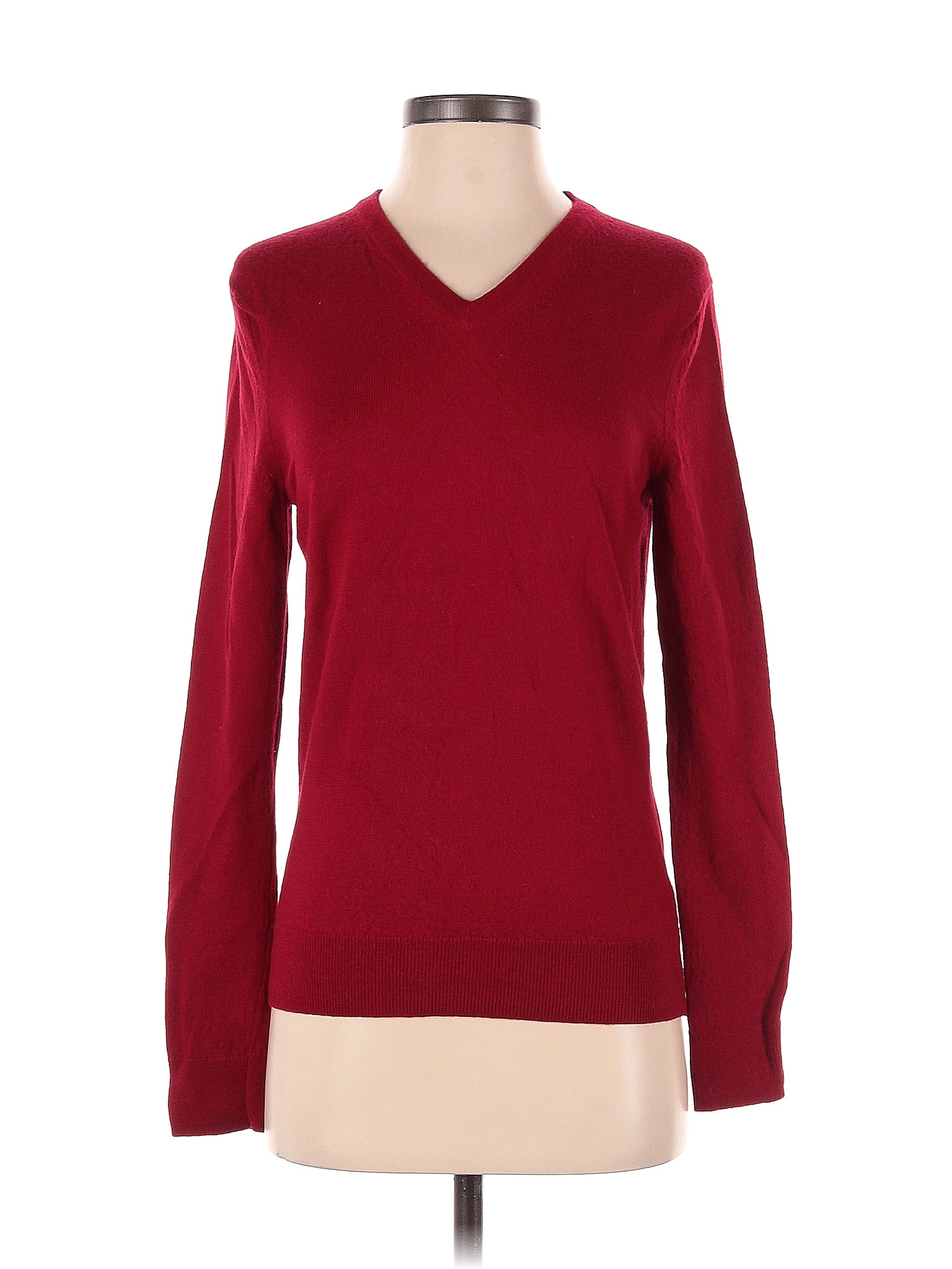 Express 100% Merino Burgundy Wool Sweater Size S - 77% off | ThredUp