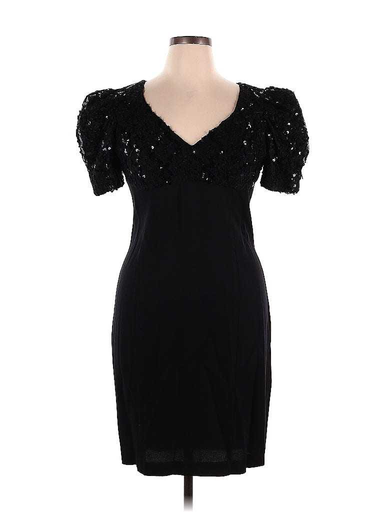 Amanda Taylor 100% Polyester Black Cocktail Dress Size 14 - 47% off ...