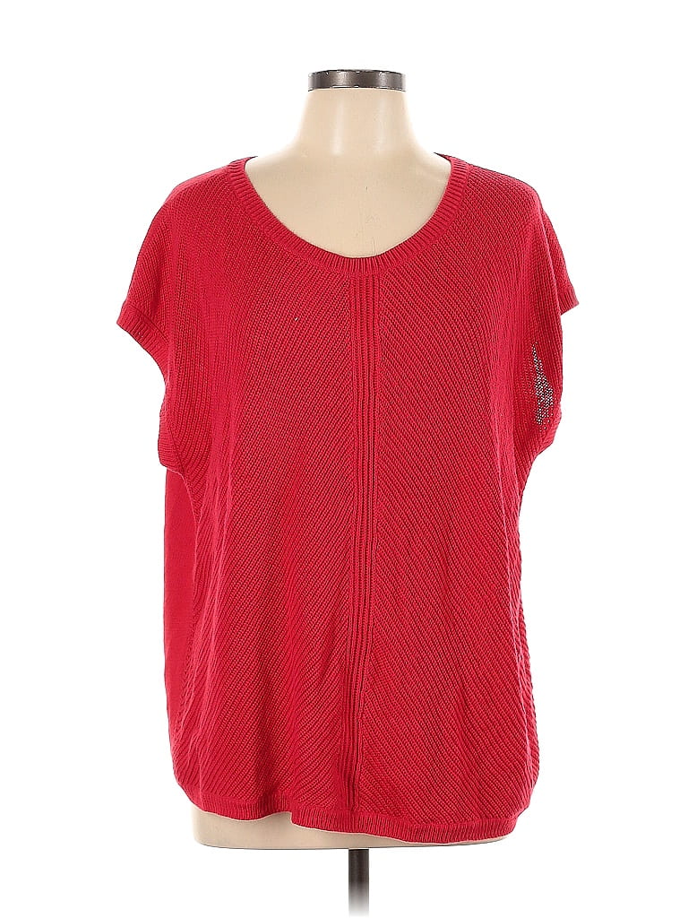 Talbots Outlet Red Pullover Sweater Size XL - 52% off | ThredUp