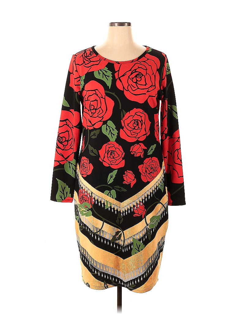 Lularoe Graphic Black Casual Dress Size 3X (Plus) - 45% off | ThredUp