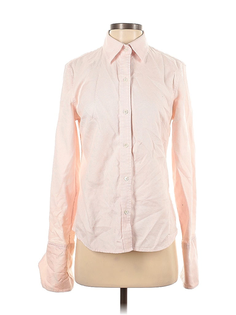 Banana Republic 100% Cotton Pink Long Sleeve Button-Down Shirt Size M - 76% off | ThredUp