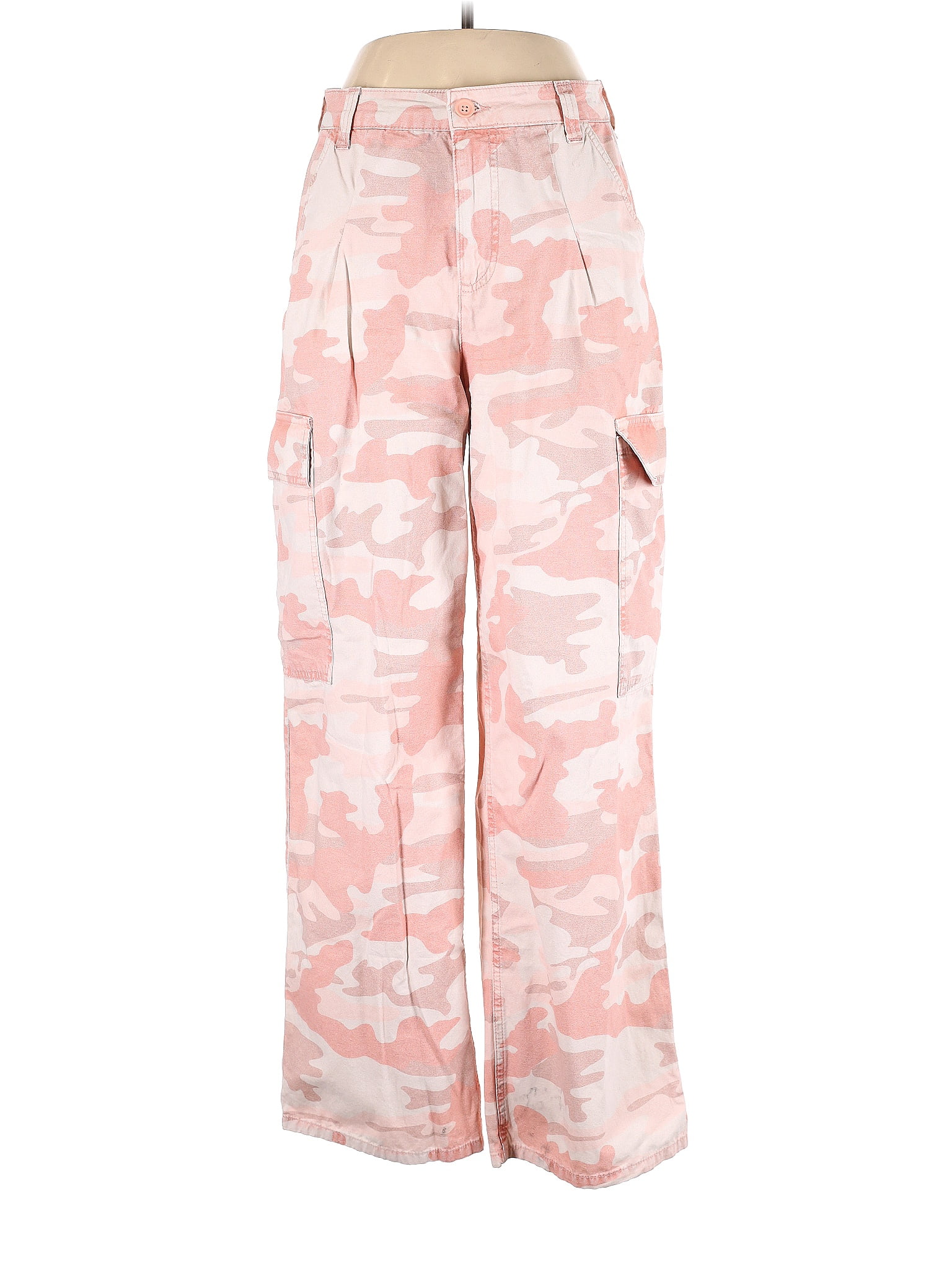 ASOS 100% Cotton Pink Cargo Pants Size 6 - 54% off | ThredUp