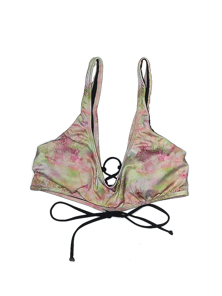 Reef Floral Camo Tie-dye Tropical Pink Swimsuit Top Size M - 65% off ...
