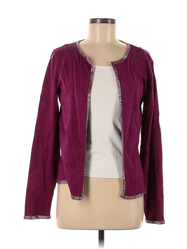 Jennifer Tyler Burgundy Cardigan Size M - 86% off | ThredUp