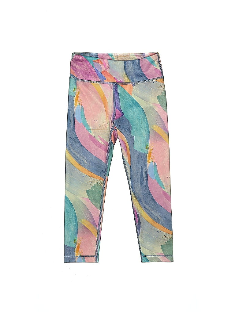 Athleta Girl X Simone Biles Print Pink Yoga Pants Size 7 45 Off