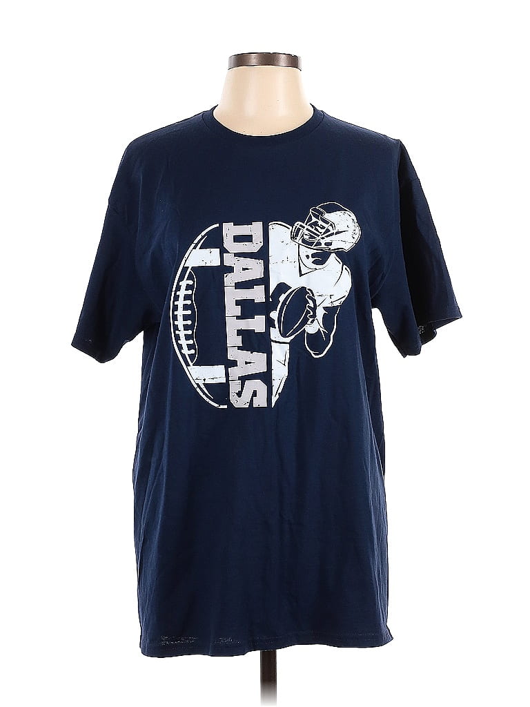 Delta Pro Weight 100% Polypropylene Blue Short Sleeve T-Shirt Size L ...