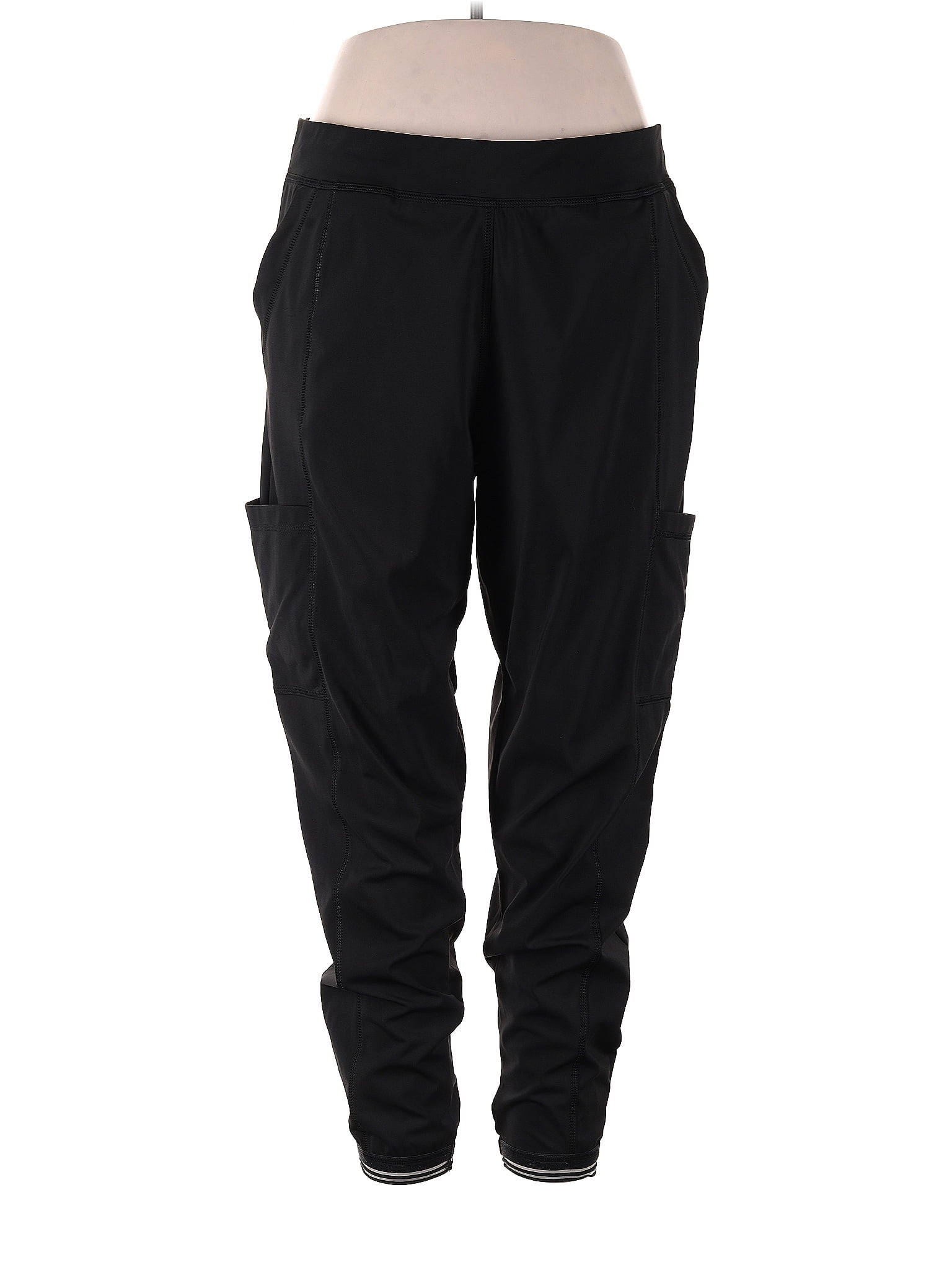 Assorted Brands Solid Black Cargo Pants Size Xl 49 Off Thredup