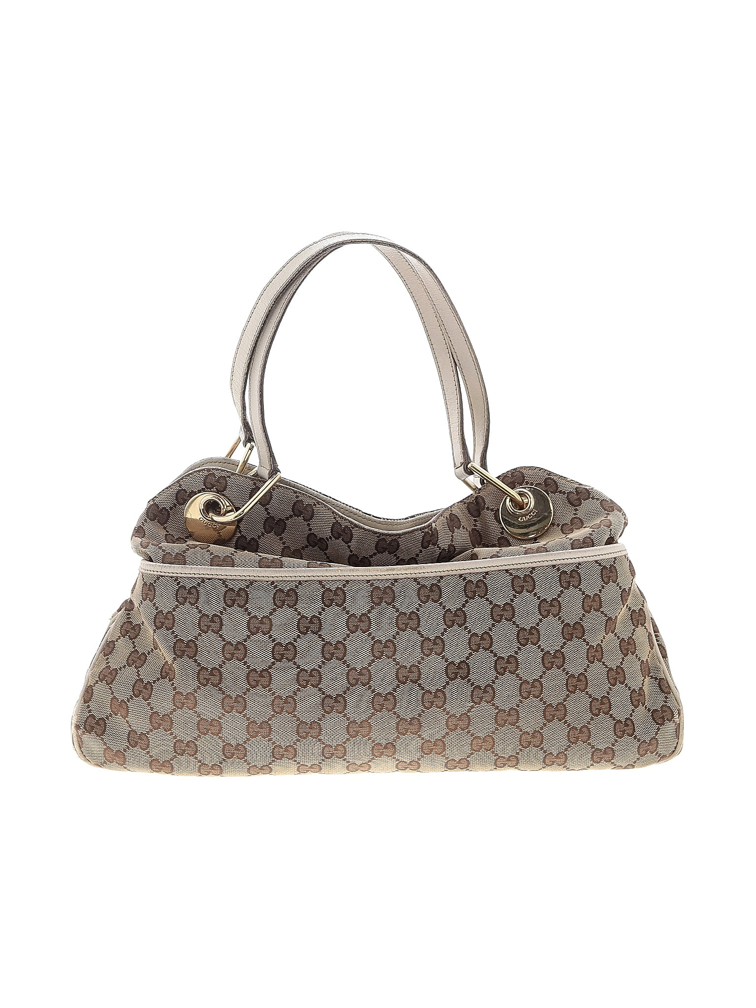 Gucci Gray GG Monogram Canvas Shoulder Bag One Size - 80% off | ThredUp