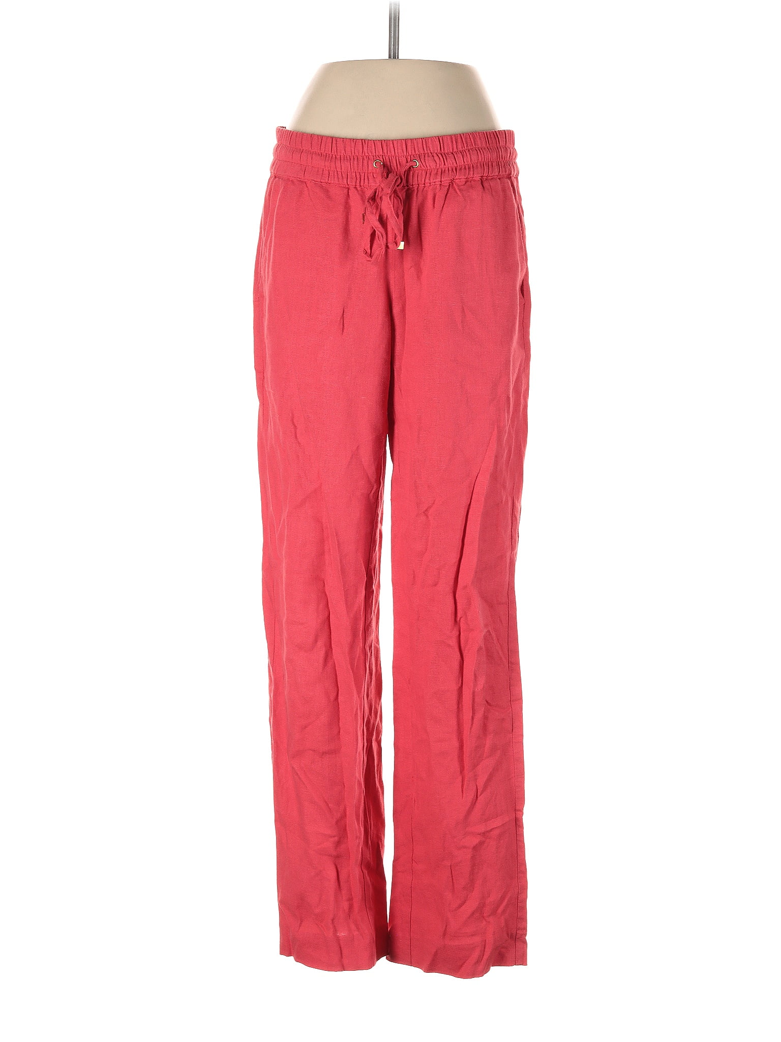 Love Tree Red Linen Pants Size S - 52% off | ThredUp