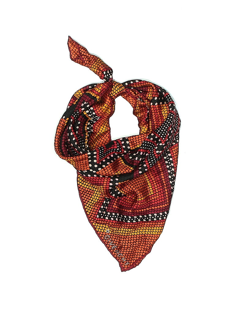 Givenchy Graphic Polka Dots Orange Scarf One Size - 66% off | ThredUp